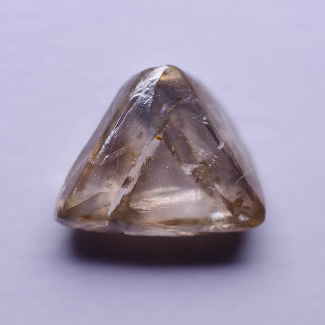1.18 Carat CHAMPAGNE TRIANGLE Diamond Natural Rough Untreated - Etsy
