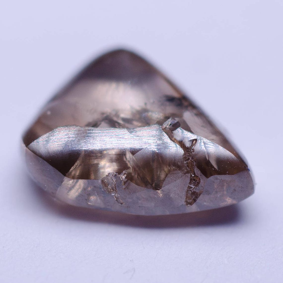 1.72 Carat BROWN TRIANGLE Diamond Natural Rough Untreated | Etsy