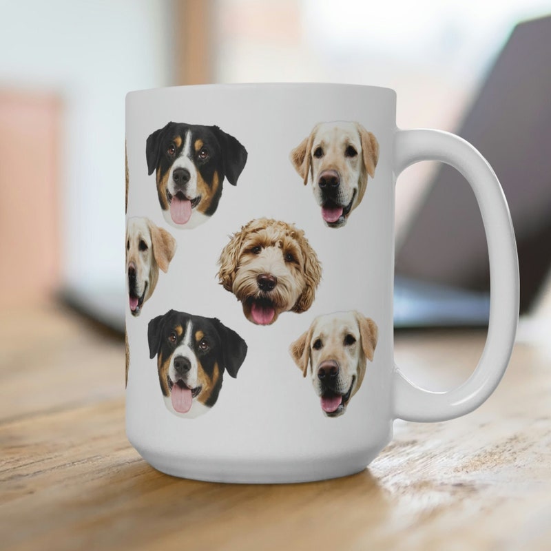 Custom Dog Mug Multiple Pets - Etsy
