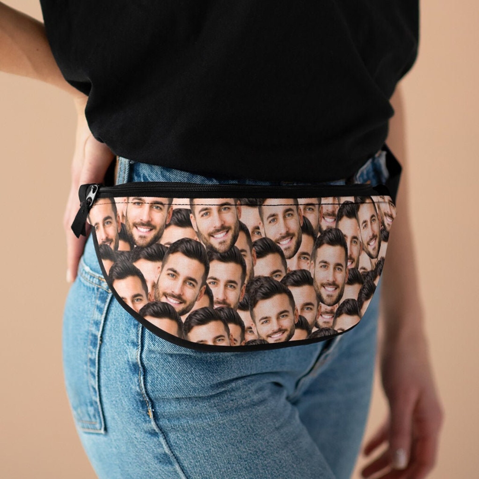 Face Fanny Pack Custom Fanny Pack Photo Fanny Pack | Etsy