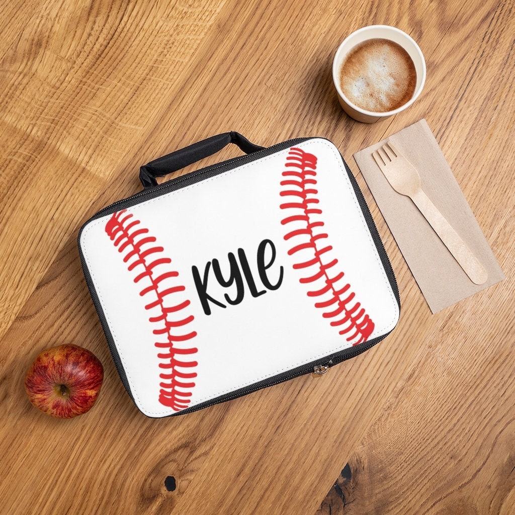 Custom Lunch Box Personalized Lunch Box Baseball Lunch Box - Etsy