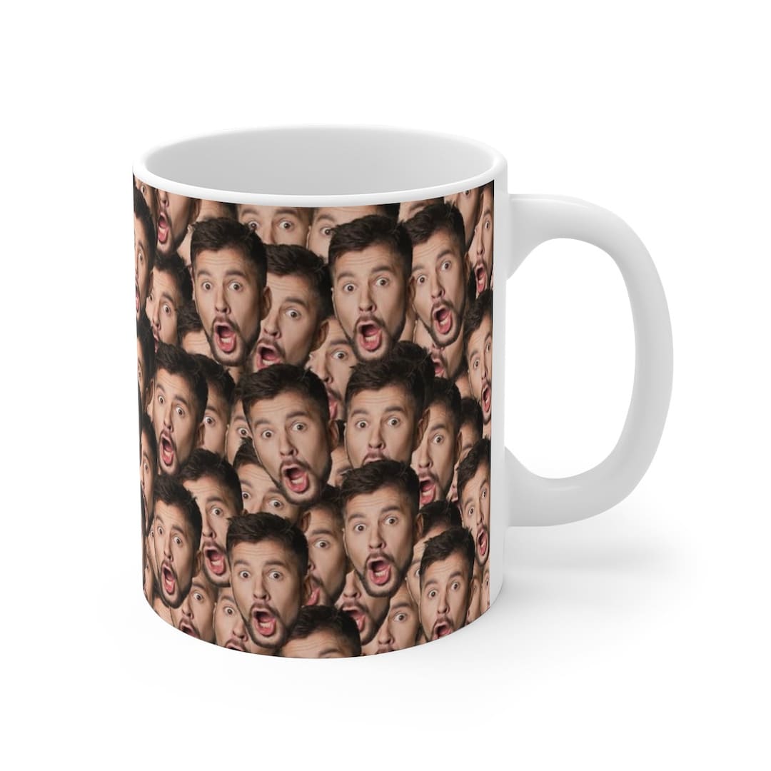 Multiple Face Mug - Custom Face Mug - Personalized Coffee Mug - Custom ...