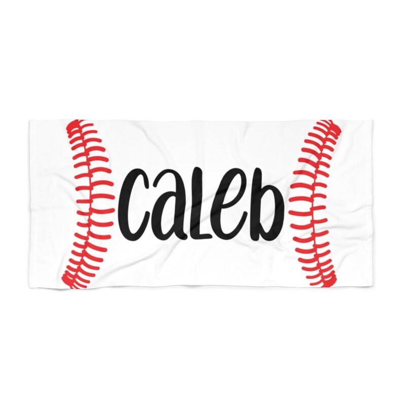 Baseball Beach Towel - Etsy