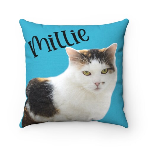 Watercolor Dog Pillo Custom Pet Picture Pillow - Etsy