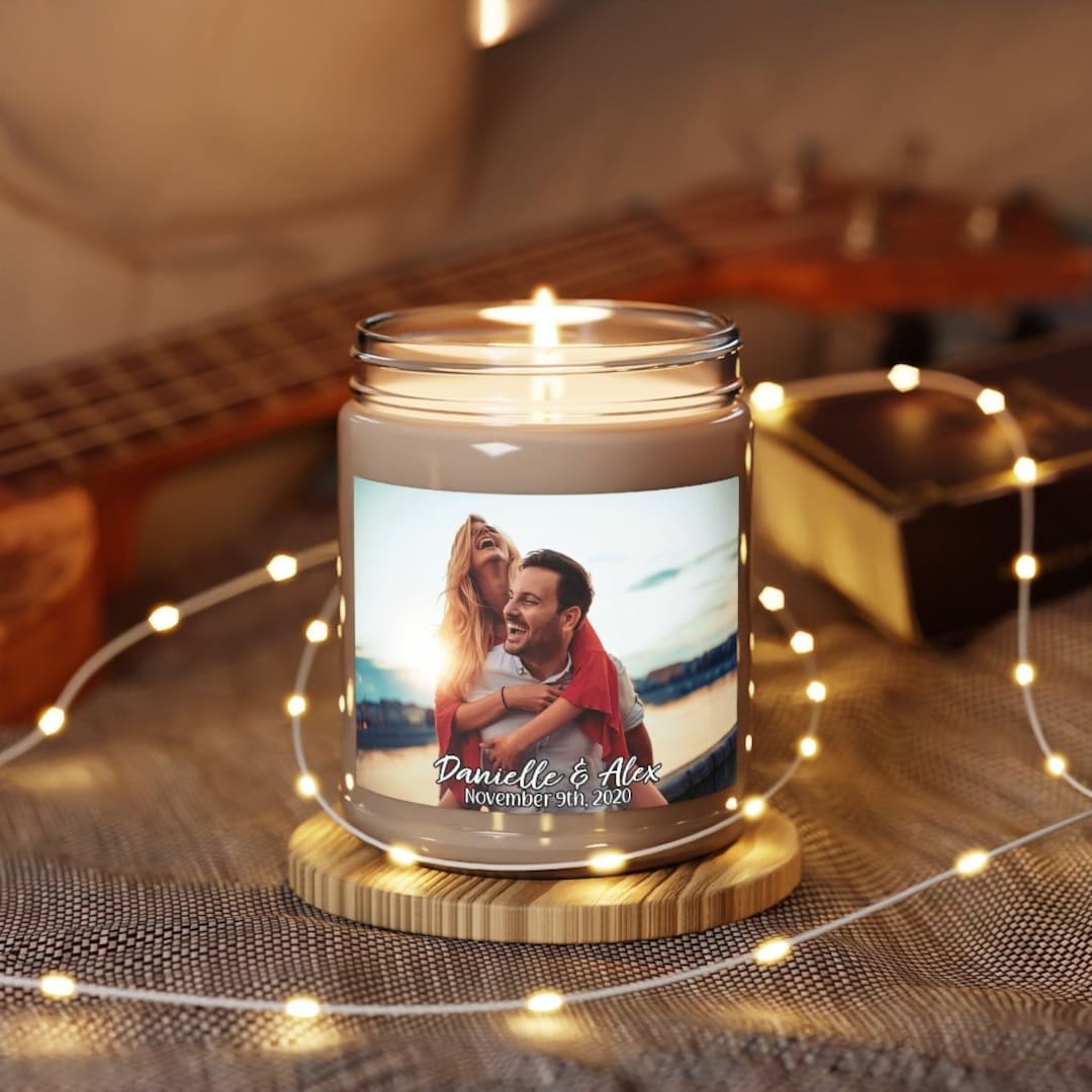Custom Photo Candle - Personalized Photo Candle - Picture Candle ...