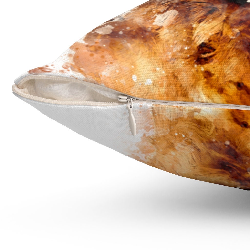 Watercolor Dog Pillo - Custom Pet Picture Pillow - Personalized Dog ...