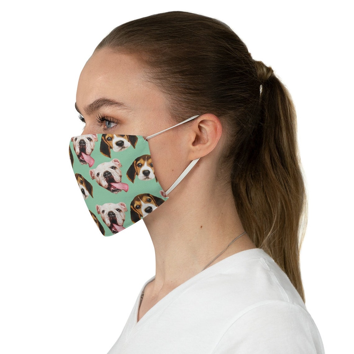 Custom Face Mask - Dog Face Mask - Dog Photo Face Mask - Personalized ...