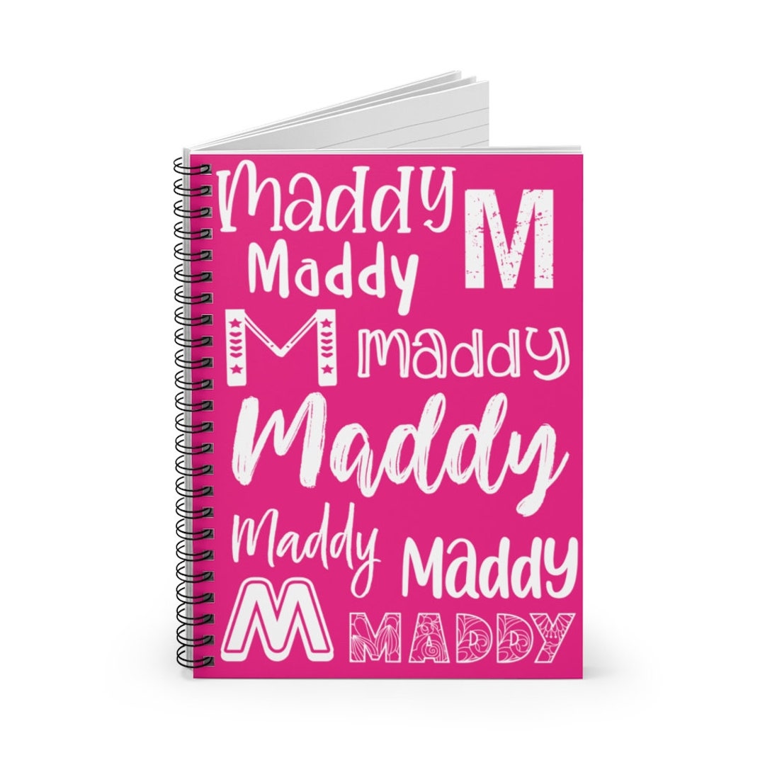 Custom Lined Notebook - Spiral Notebook Lined Journal - Custom Spiral ...