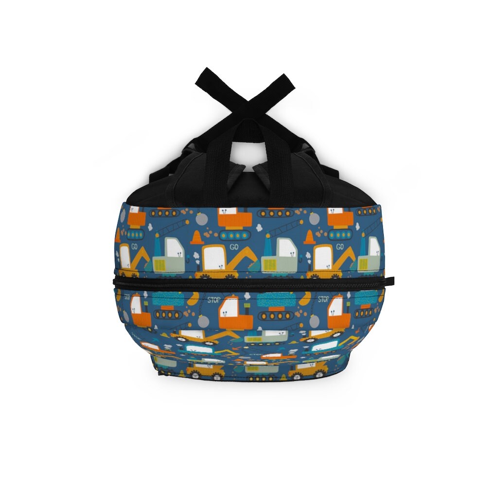 Construction Backpack - Personalized Bookbag - Kids Backpack - Custom ...