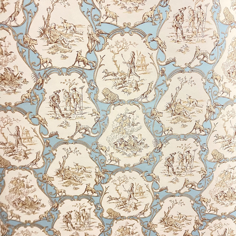 Toile Wallpaper - Etsy