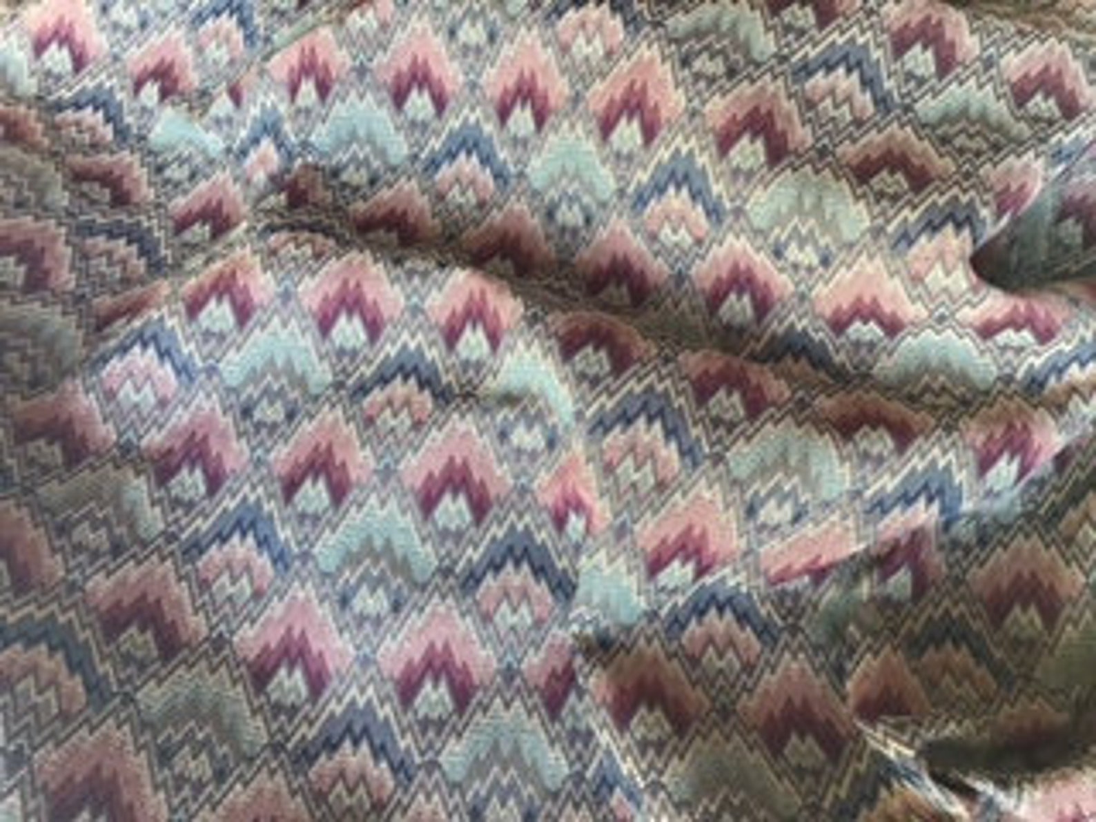 Fabric, Flame Stitch, Woven - Etsy