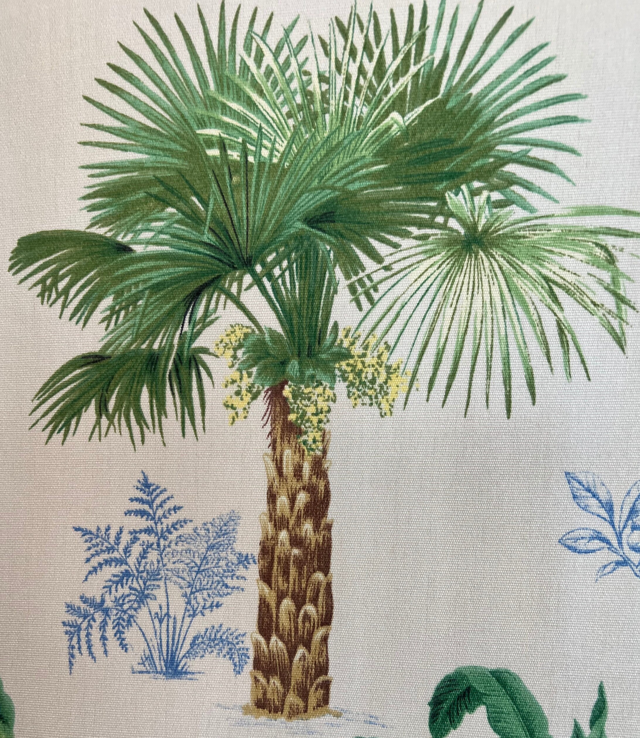 Outdoor Fabric, Tropical Outdoor Fabric, Sunbrella, Palm Tree Fabric ...