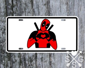 Deadpool car decal | Etsy