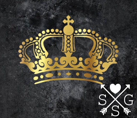 Crown Decal King Decal Queen Decal Car Decal Skateboard Decal | Etsy