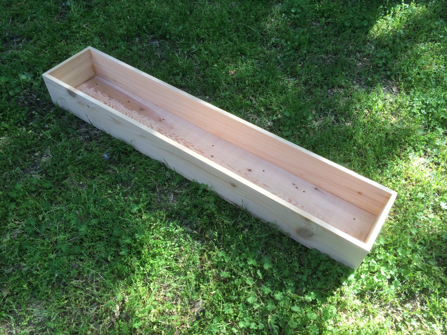 Cedar Box Window Planter Assorted Sizes Natural Ready to | Etsy