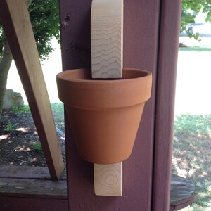 Pot Hanger, Cedar, Natural, Ready to Use, Terracotta - Etsy