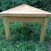 Outdoor Side Table, Spiral Triangular Top, Outdoor Furniture, 2x4 ...