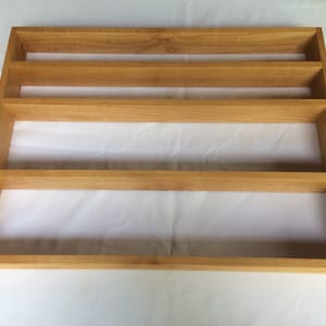 Customizable Countertop Spice Rack, Fixed Shelves, Assorted Wood Types ...