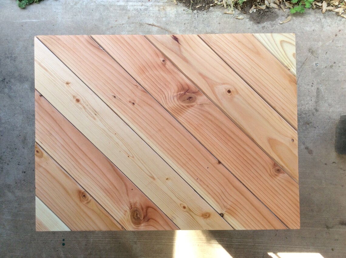 Outdoor Side Table Rectangular Diagonal Top Outdoor - Etsy