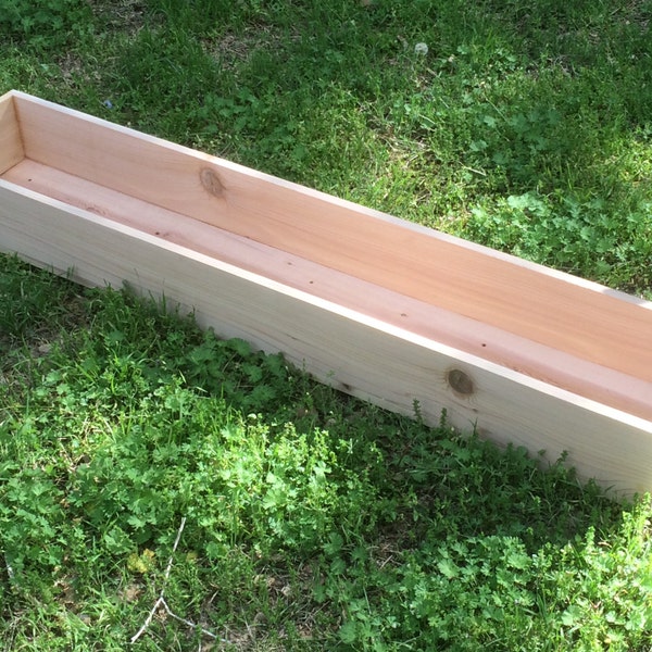 Wood Window Box - Etsy