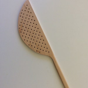 Wooden 10" Pot Strainer, Hand Strainer. Quick Draining, Large and Small ...