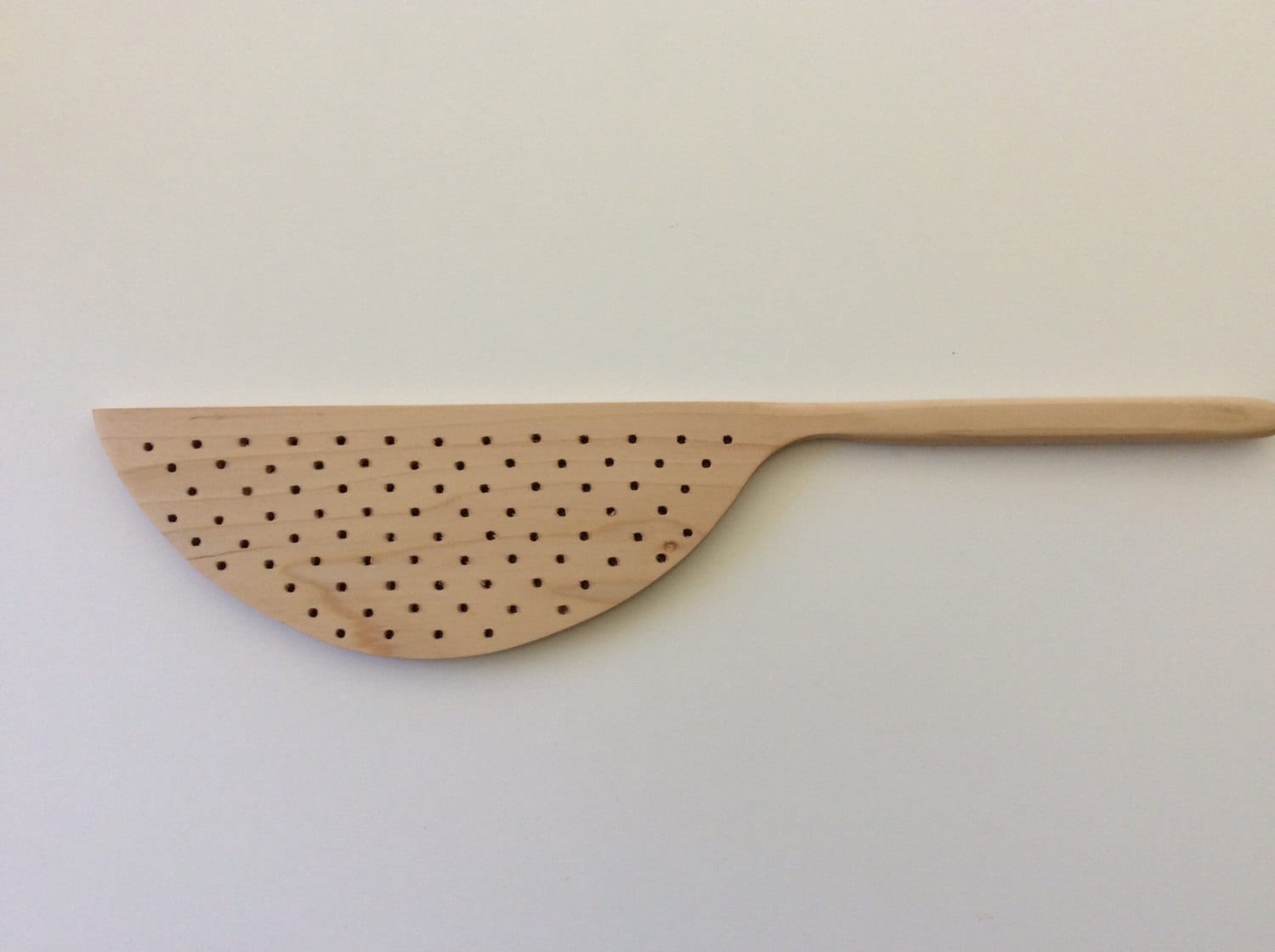 Wooden 10" Pot Strainer, Hand Strainer. Quick Draining, Large and Small ...