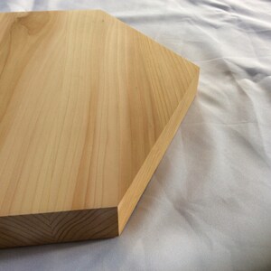 Hexagonal Wood Base, Assorted Wood Types, Natural, Ready to Use ...