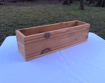 Cedar Box Window Planter Assorted Sizes Natural Ready to | Etsy