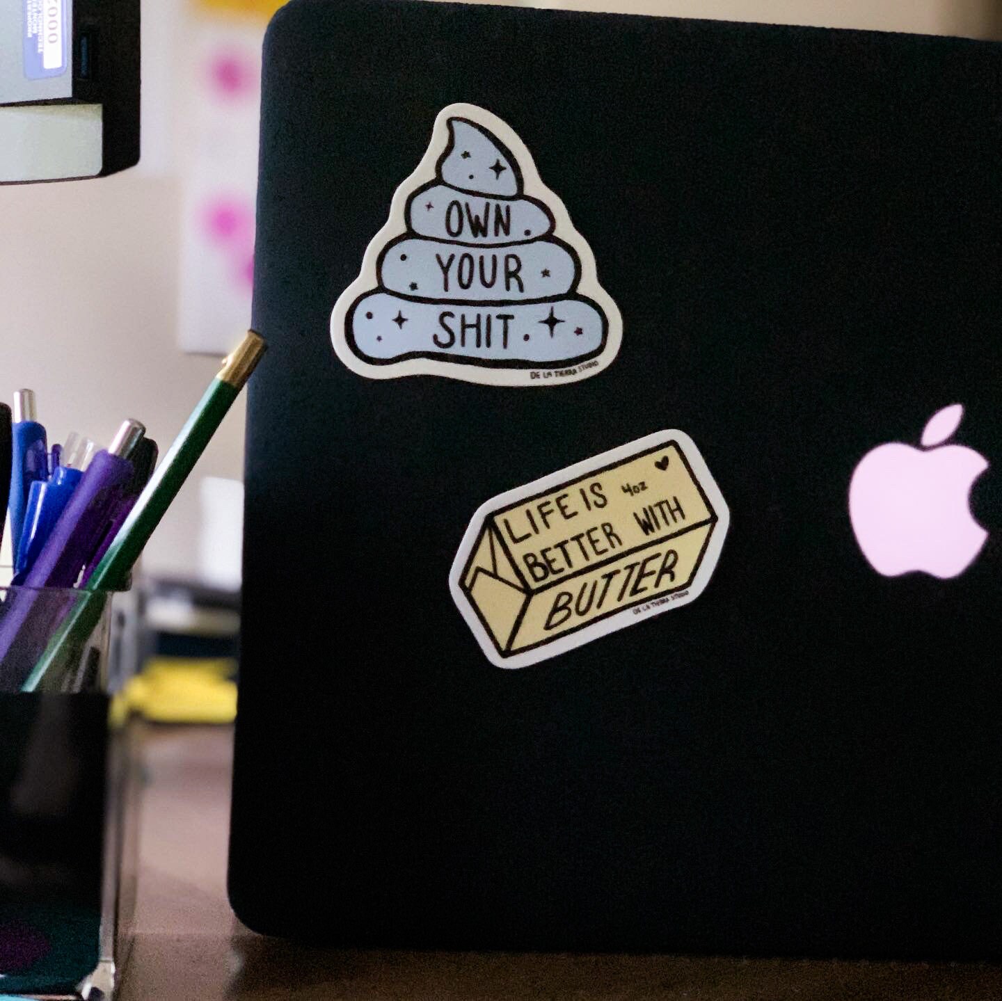 Life is Better With Butter Cute Laptop Sticker - Etsy