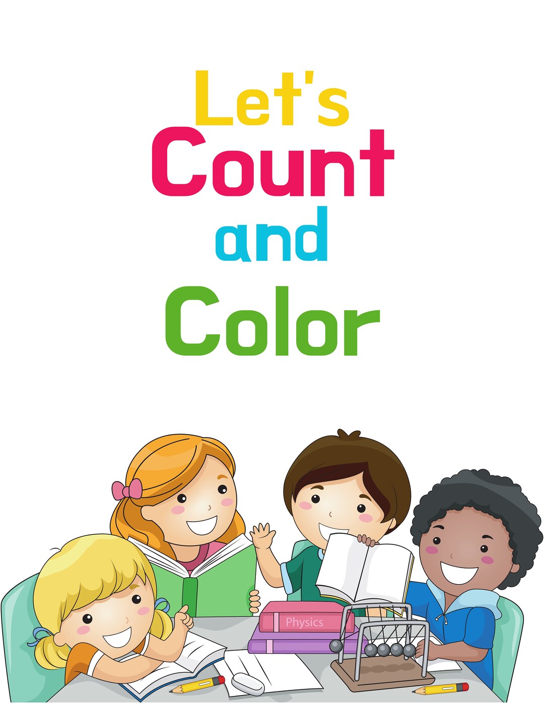 Count and Color Workbook 1 to 10 - Etsy