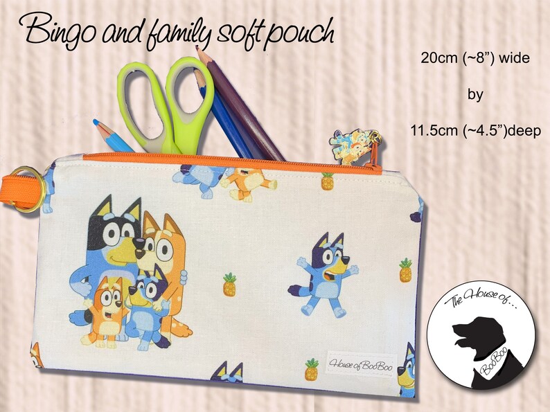 Bluey and Family Pouches - Etsy Australia