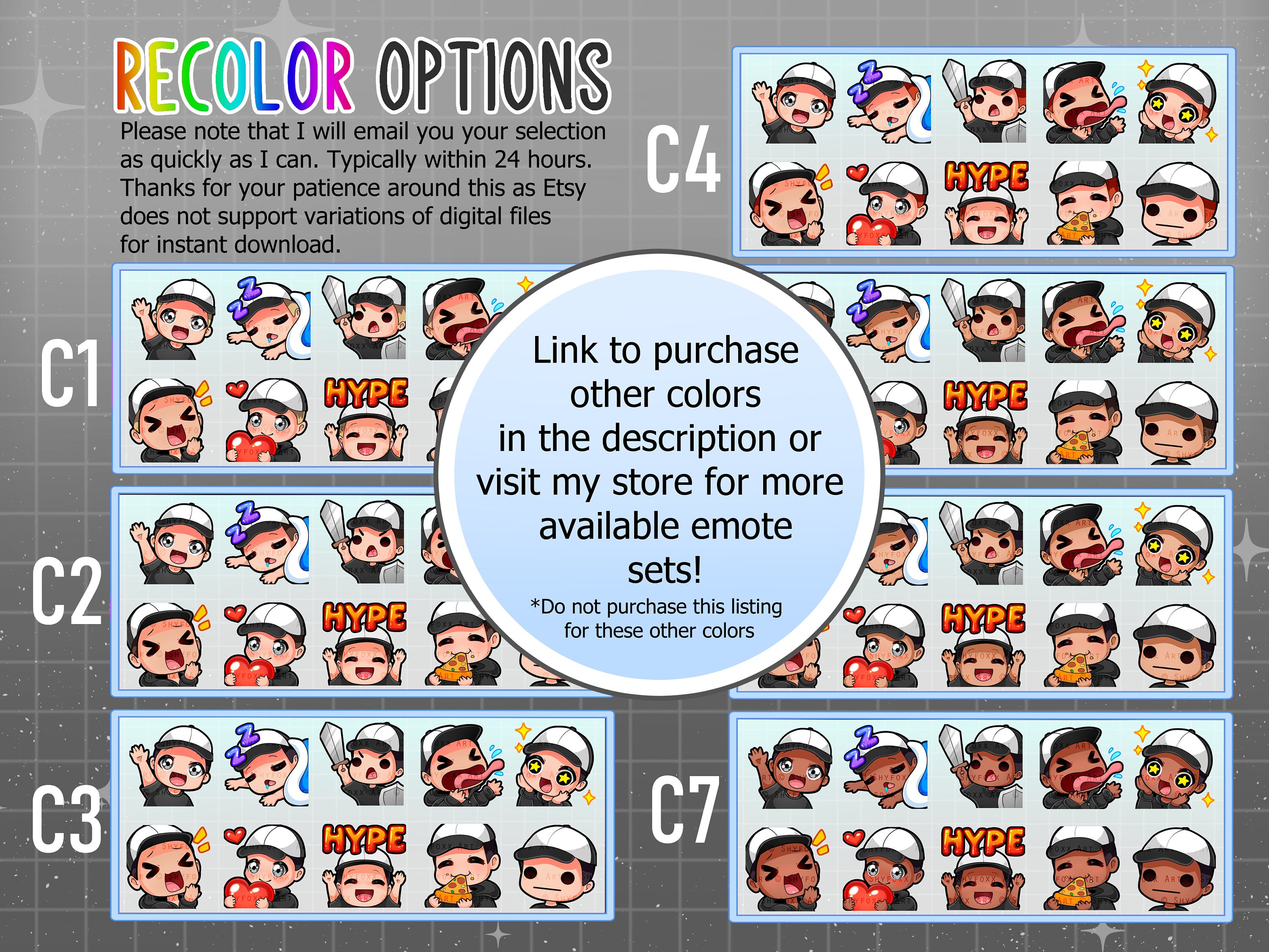 Dark Hat Guy Emote Pack Premade for Twitch and Discord - Etsy