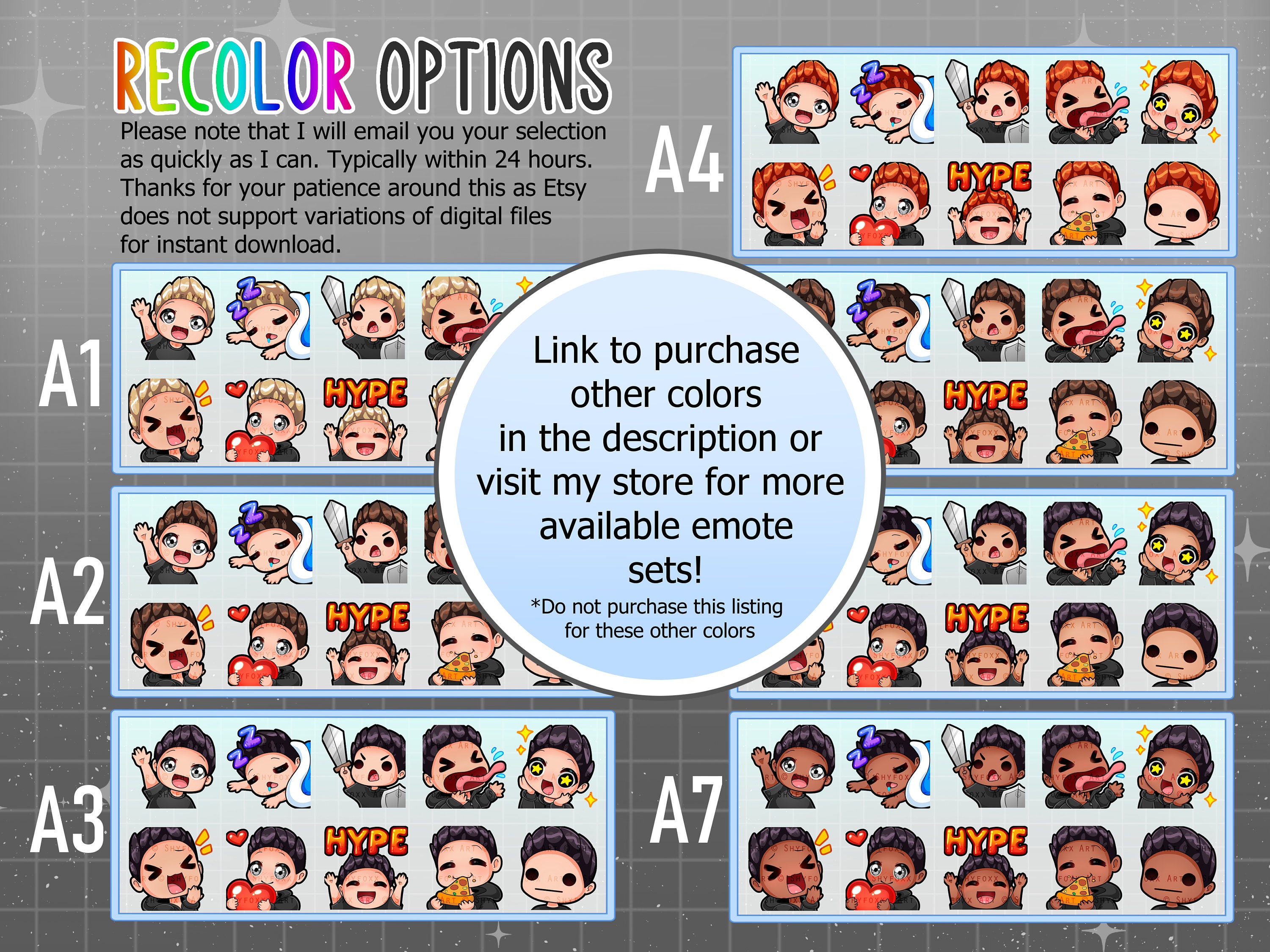 Dark Hat Guy Emote Pack Premade for Twitch and Discord Download Digital ...