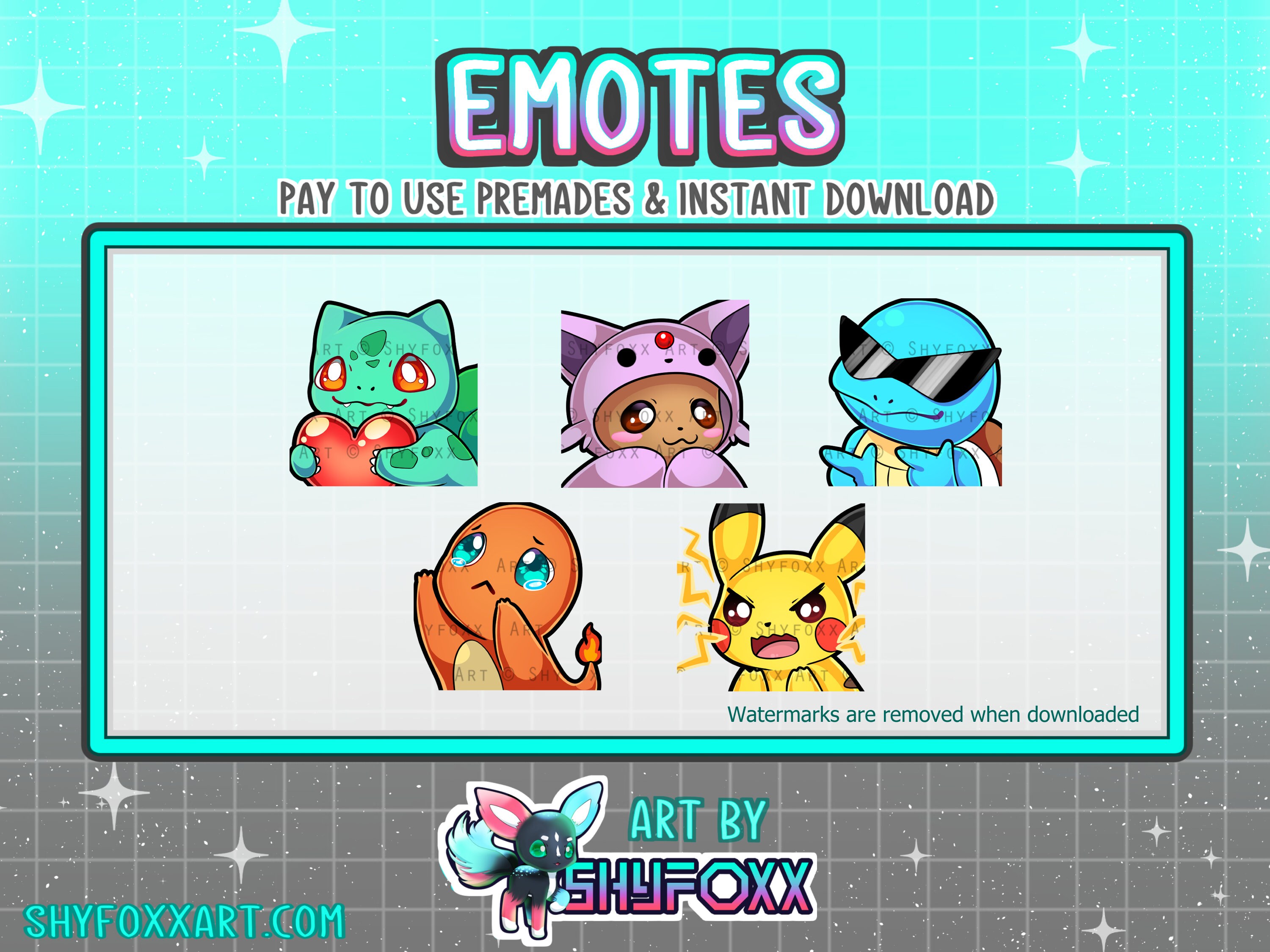 Drawing & Illustration Art & Collectibles Eevee Sad Emote Premade for ...