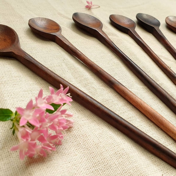 Wooden Teaspoons - Etsy