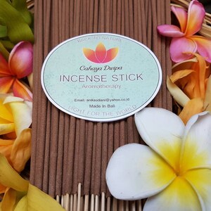 8 Sampler Packets Bali Incense Sticks Handmade Natural Incense - Etsy