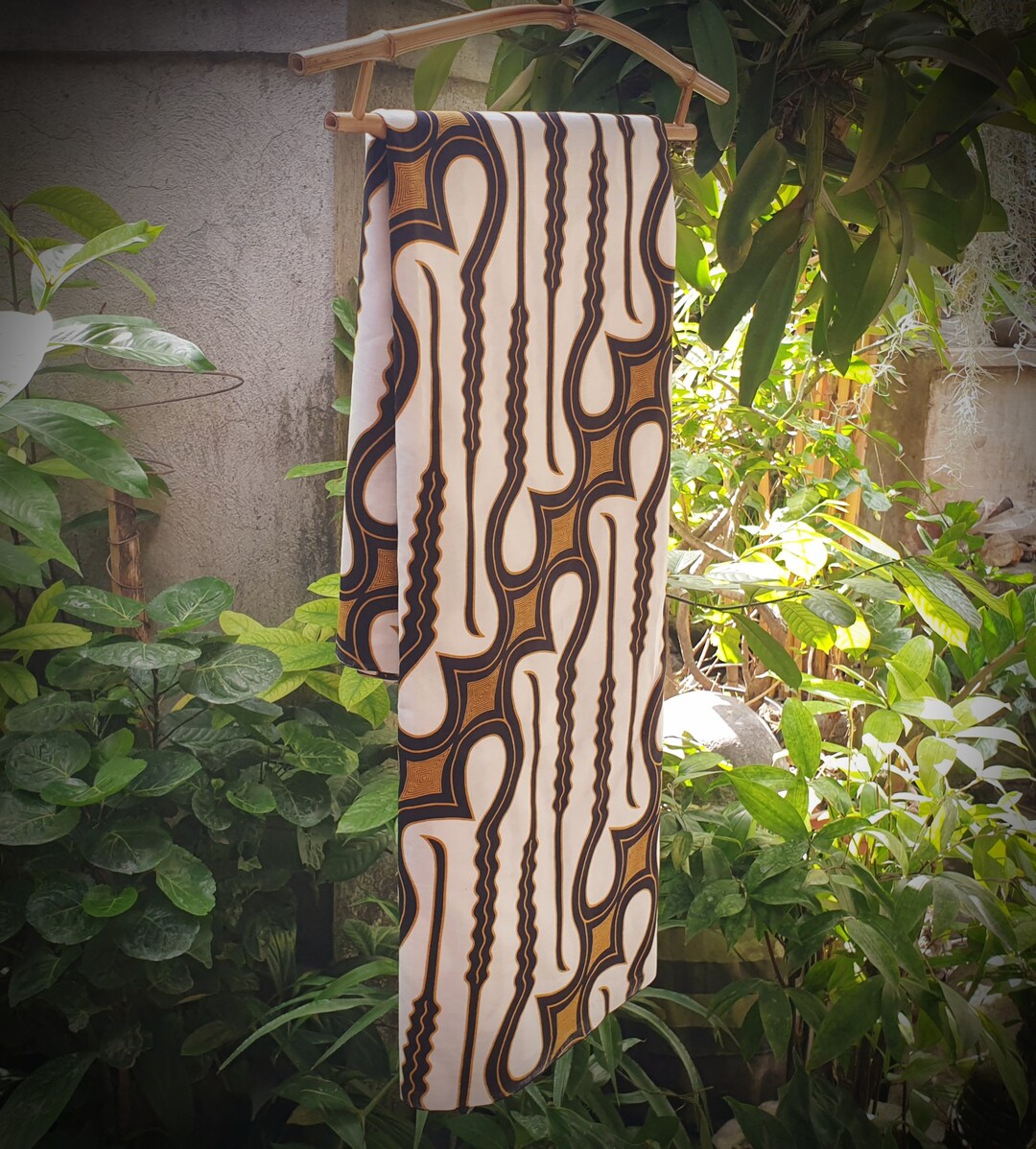 Sarong Batik Pattern Pareo, Large Cotton Shawl or Wrap. Traditional ...