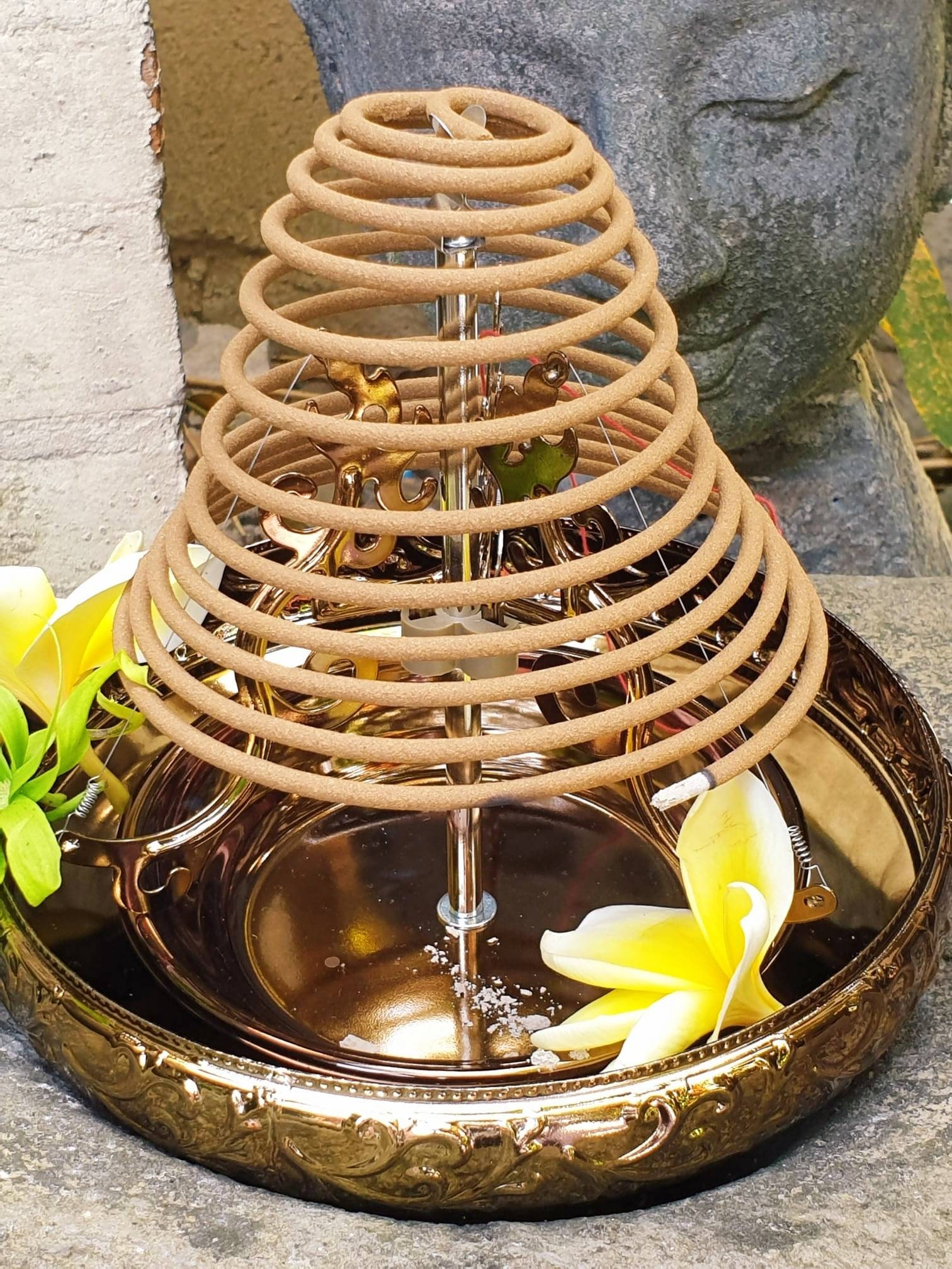 Set Incense Coils and Incense Coils Holder, Natural Incense Coils, Bali ...