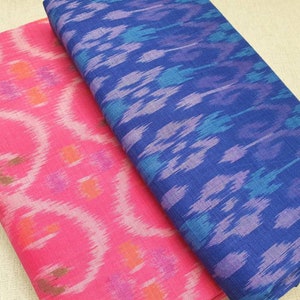 Long Soft Sarongs Balinese Endek Traditional Handwoven Blue/ Pink ...