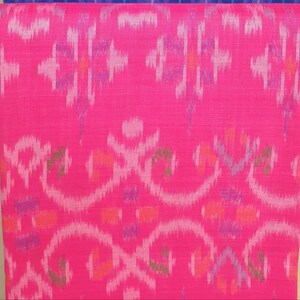 Long Soft Sarongs Balinese Endek Traditional Handwoven Blue/ Pink ...