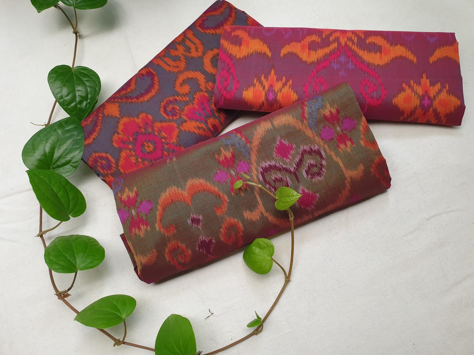 Premium Batik Sarongs Balinese Endek Traditional Woven Long Cotton Ikat ...