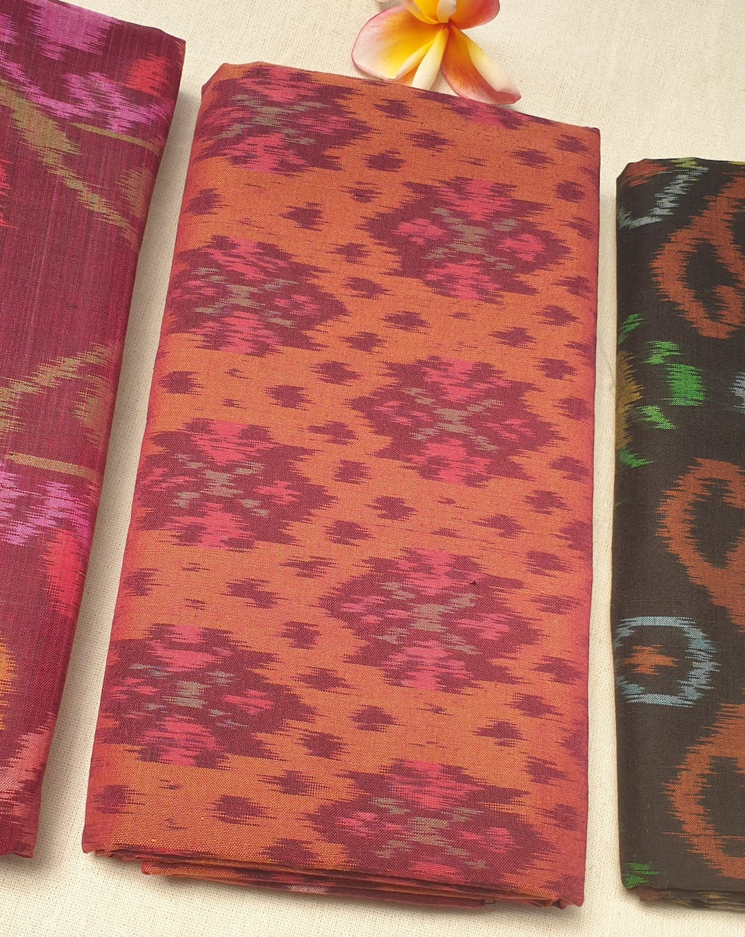 Sarong Batik Pattern Pareo, Muslin, Cotton Wrap. Traditional Indonesian ...