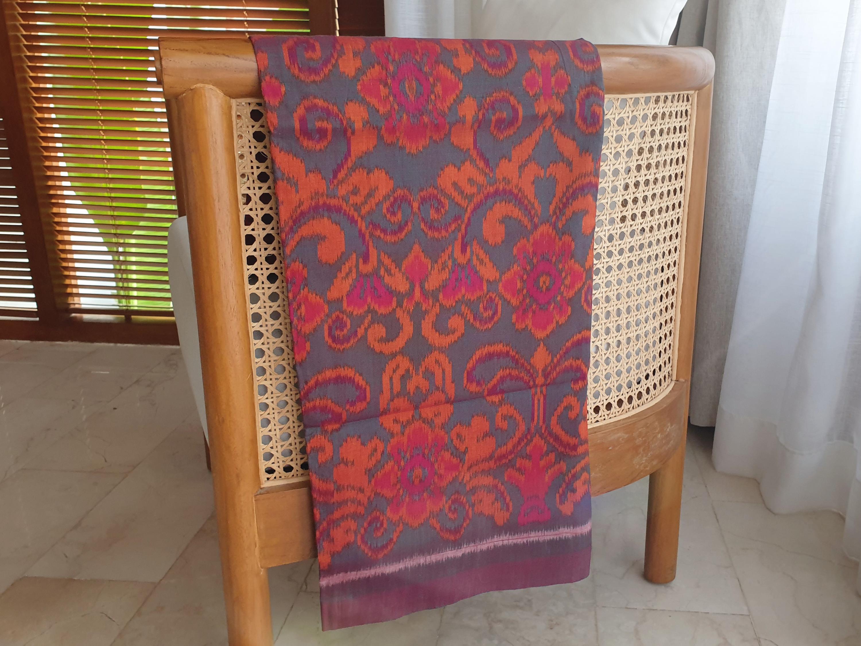 Premium Batik Sarongs Balinese Endek Traditional Woven Long Cotton Ikat ...