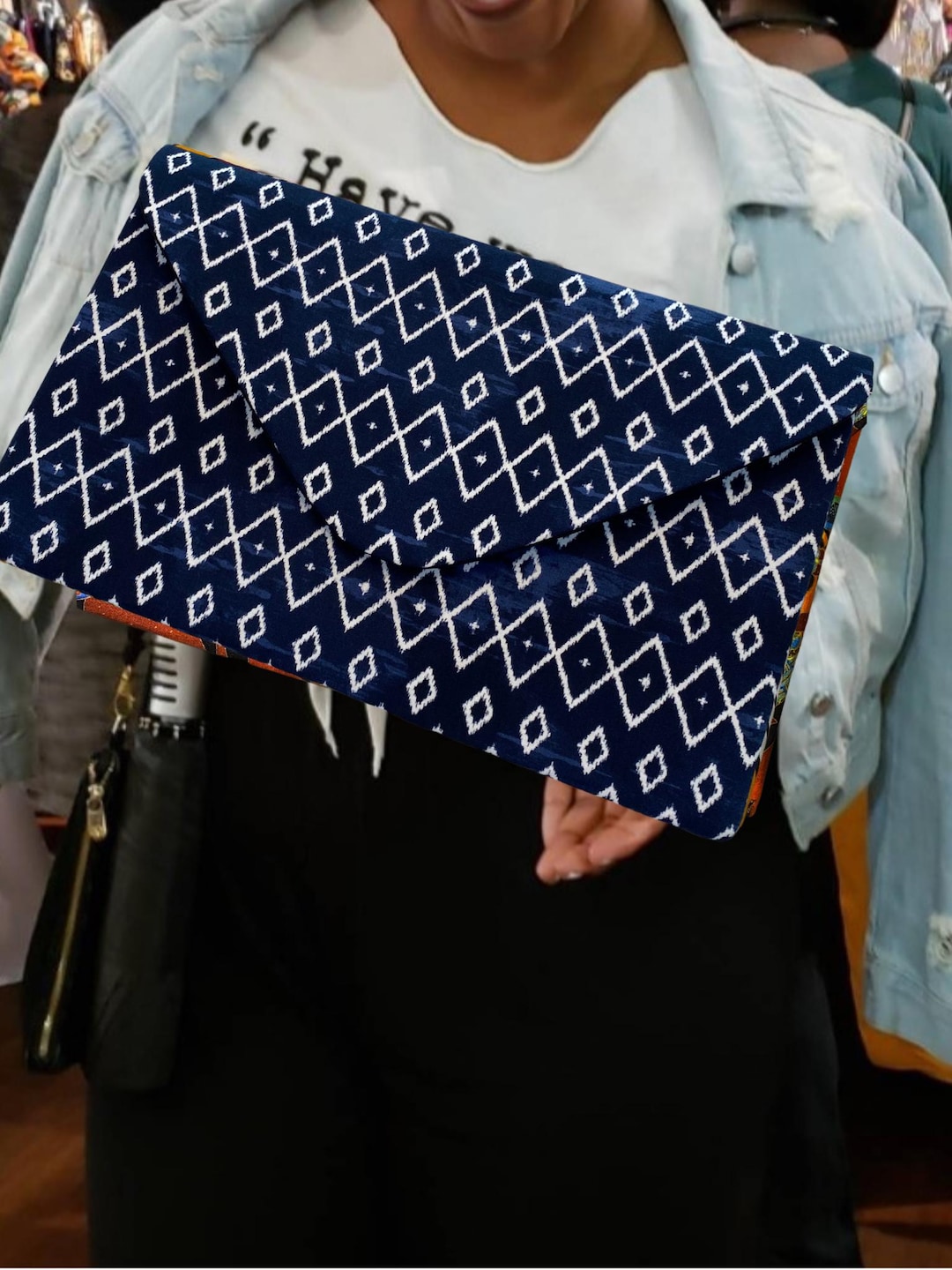 African Diamonds Envelope Clutch - Etsy