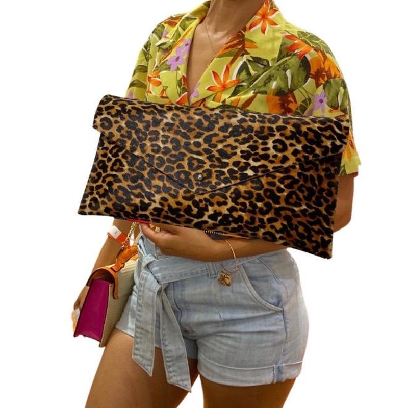 Leopard Clutch - Etsy