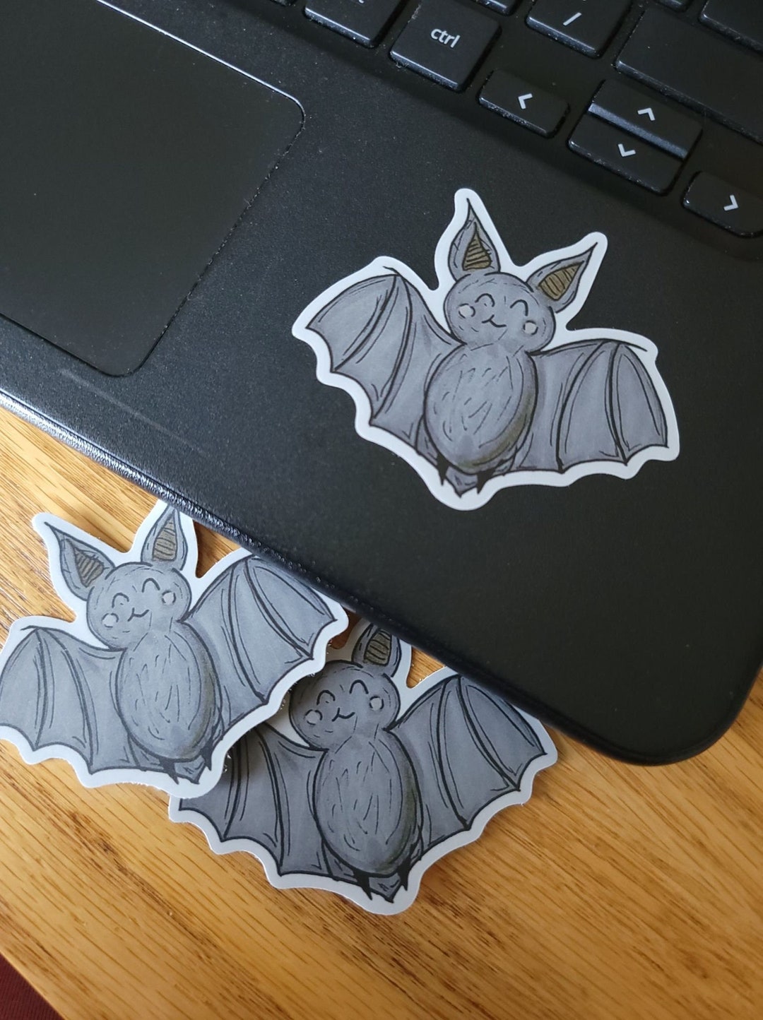 Cute Bat Sticker - Gus - Spooky Fam - Etsy