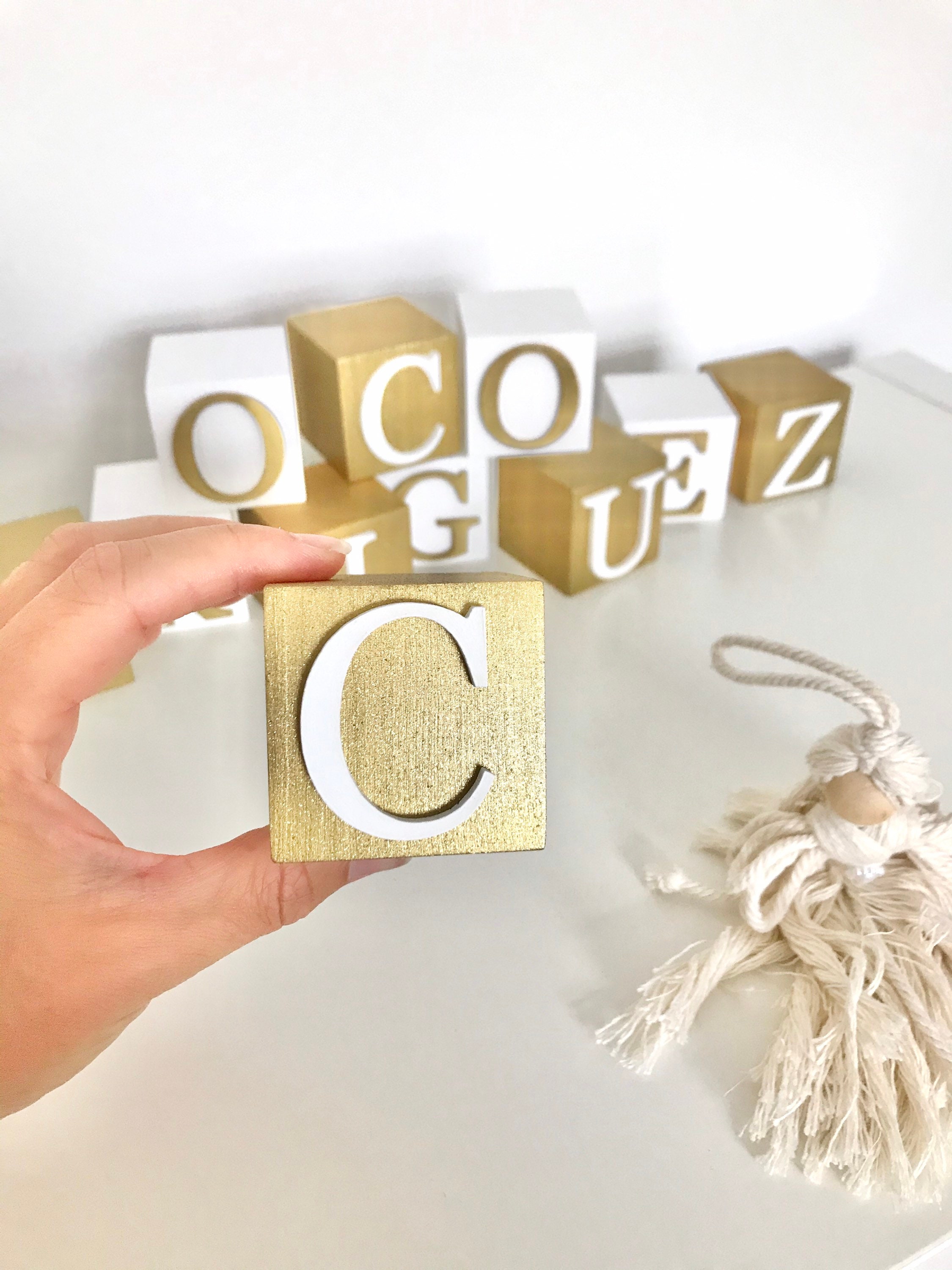 Wooden Baby Cube Custom Baby Name Blocks Personalised First | Etsy UK