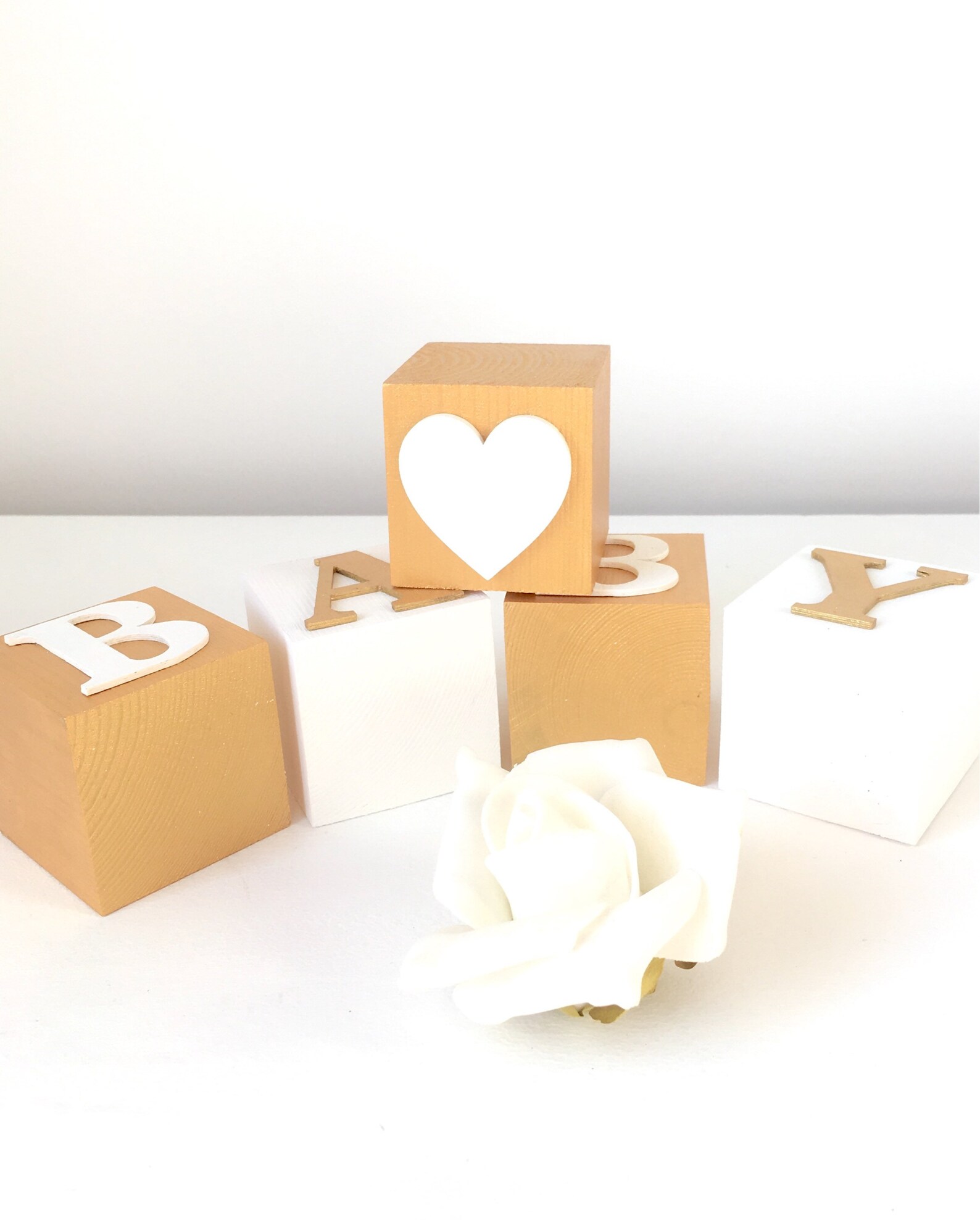 Name Cubes Wooden Name Blocks Personalized Baby Gift | Etsy