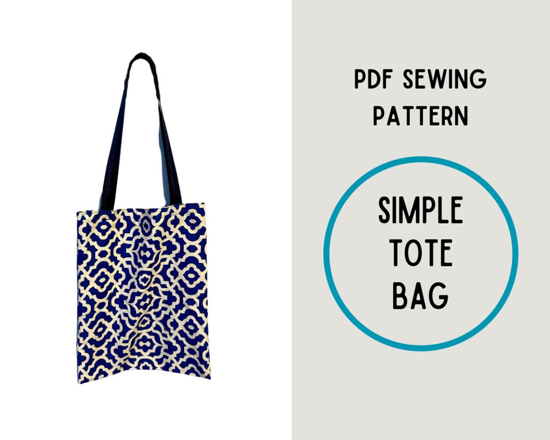 Tote / Reusable Bag Pattern - Etsy