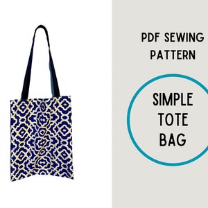 Tote / Reusable Bag Pattern - Etsy